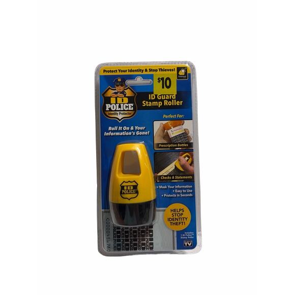 Bulbhead | Office | Id Police Identity Protector Stamp Roller Security ...